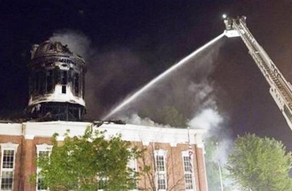 courthouse fire – Walnut St. Fire Co #4